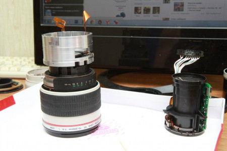 БЛОГ ДМИТРИЯ ЕВТИФЕЕВА | Что внутри у объектива Canon EF 70-200mm f/4L USM